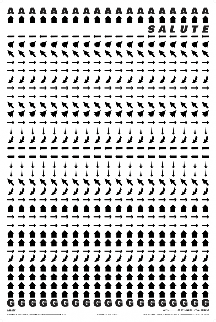 Salute Film Poster | C. W. Moss